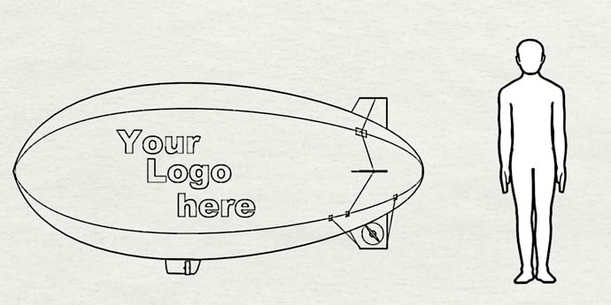 RC Blimps design line